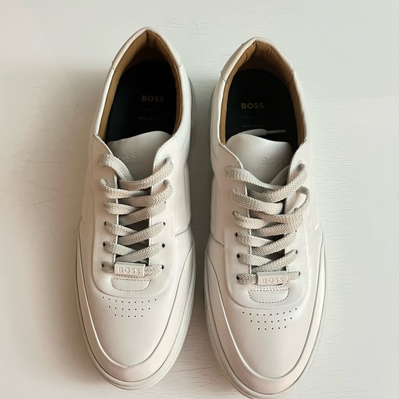 Hugo Boss | Shoes | Leather Hugo Boss Men Sneakers | Poshmark